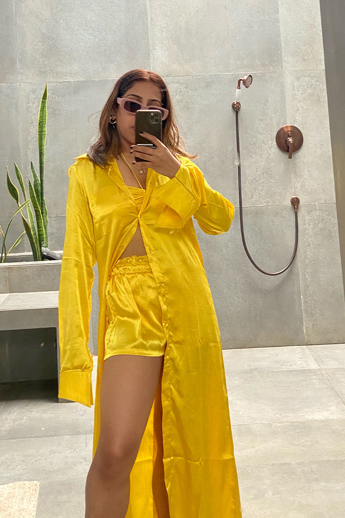 Dopamine | sunshine duster & shorts – FLIRTATIOUS.IN